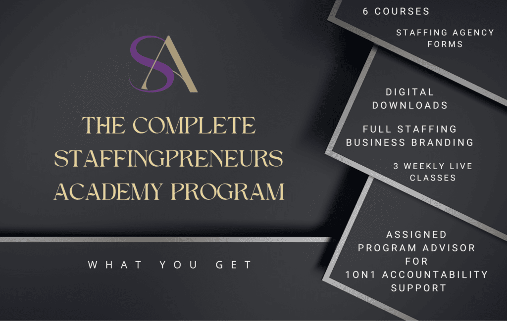 Staffingpreneurs Setup Course Vs Standard Program Staffingpreneurs Academy 